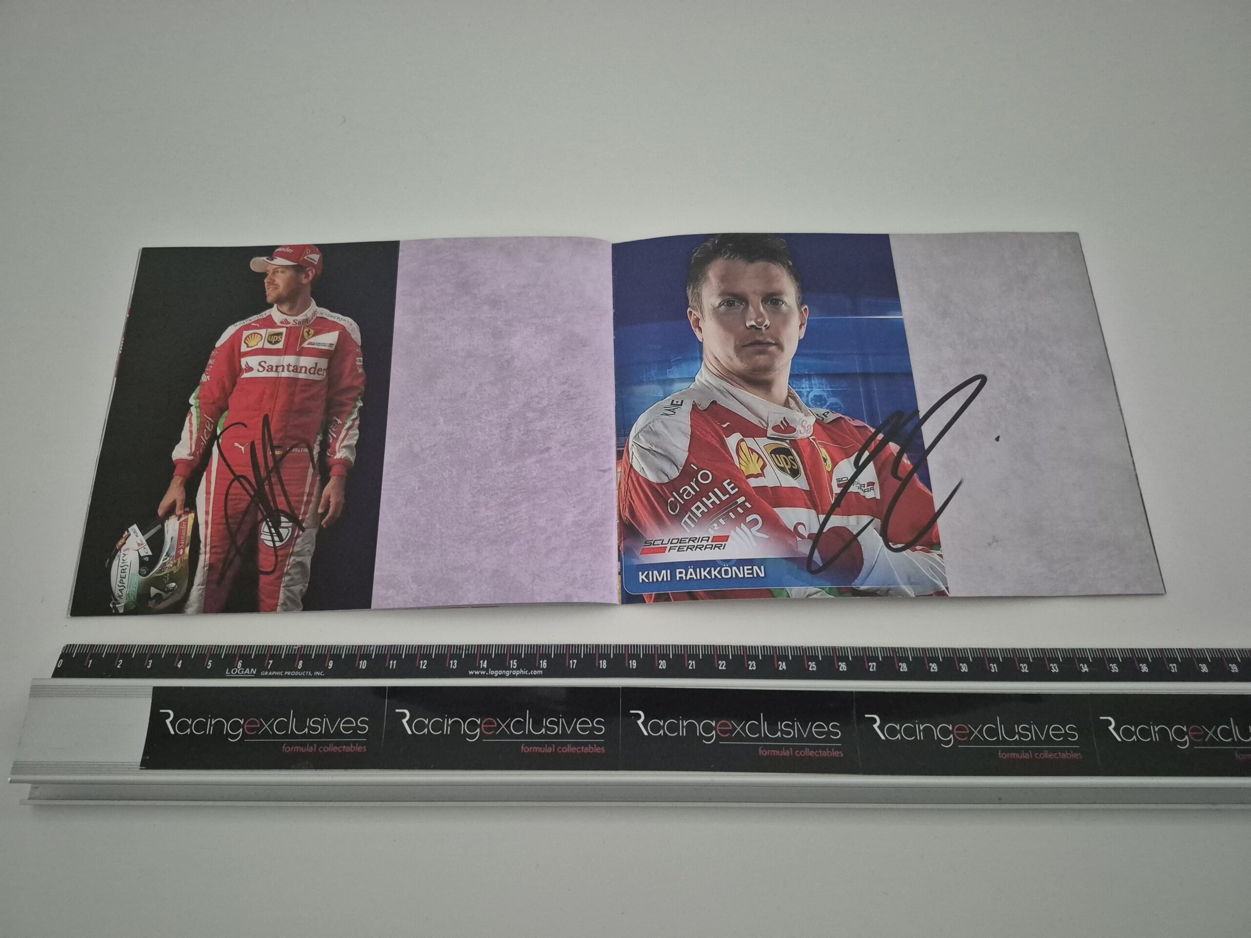 Ferrari F1 Photobook – Multiple Signatures (Vettel, Räikkönen ...